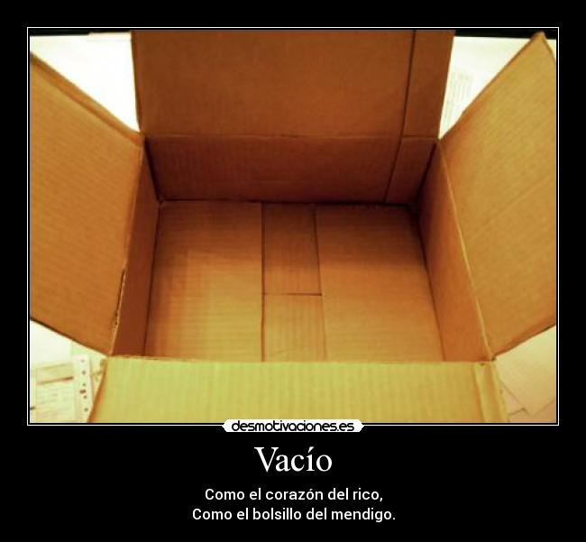 Vacío | Desmotivaciones